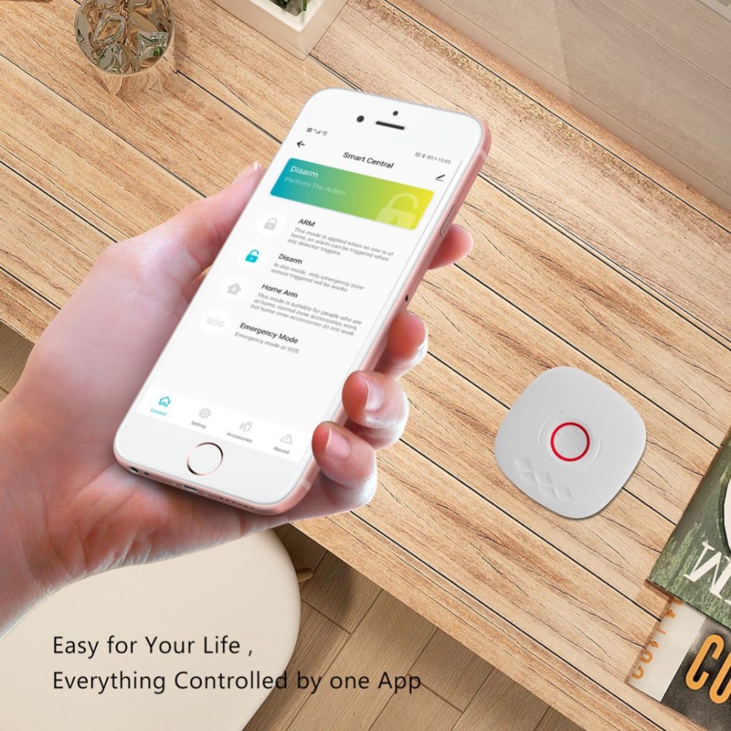 Kit antifurto casa senza fili WIFI GSM Alexa Google SWM2